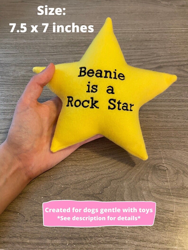 Star Personalized DOG Toy Handmade Funny Dog Toy Gift for Dog - Etsy