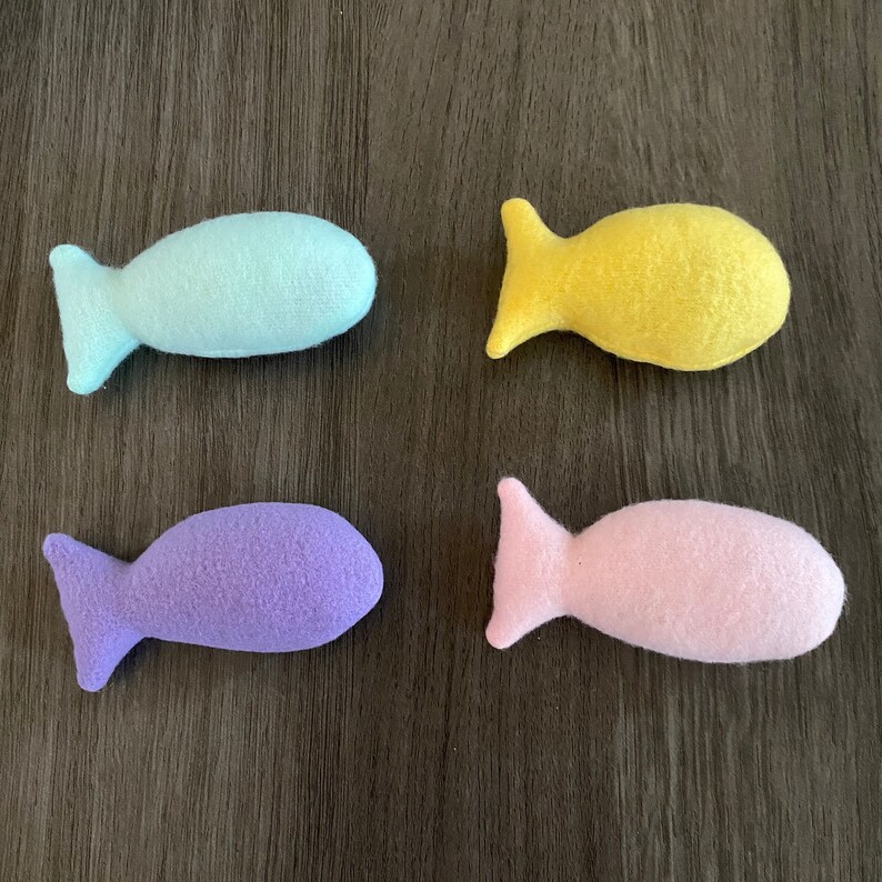 Custom Fish CAT Toy Personalized Handmade Cat Toy Vegan Cat - Etsy