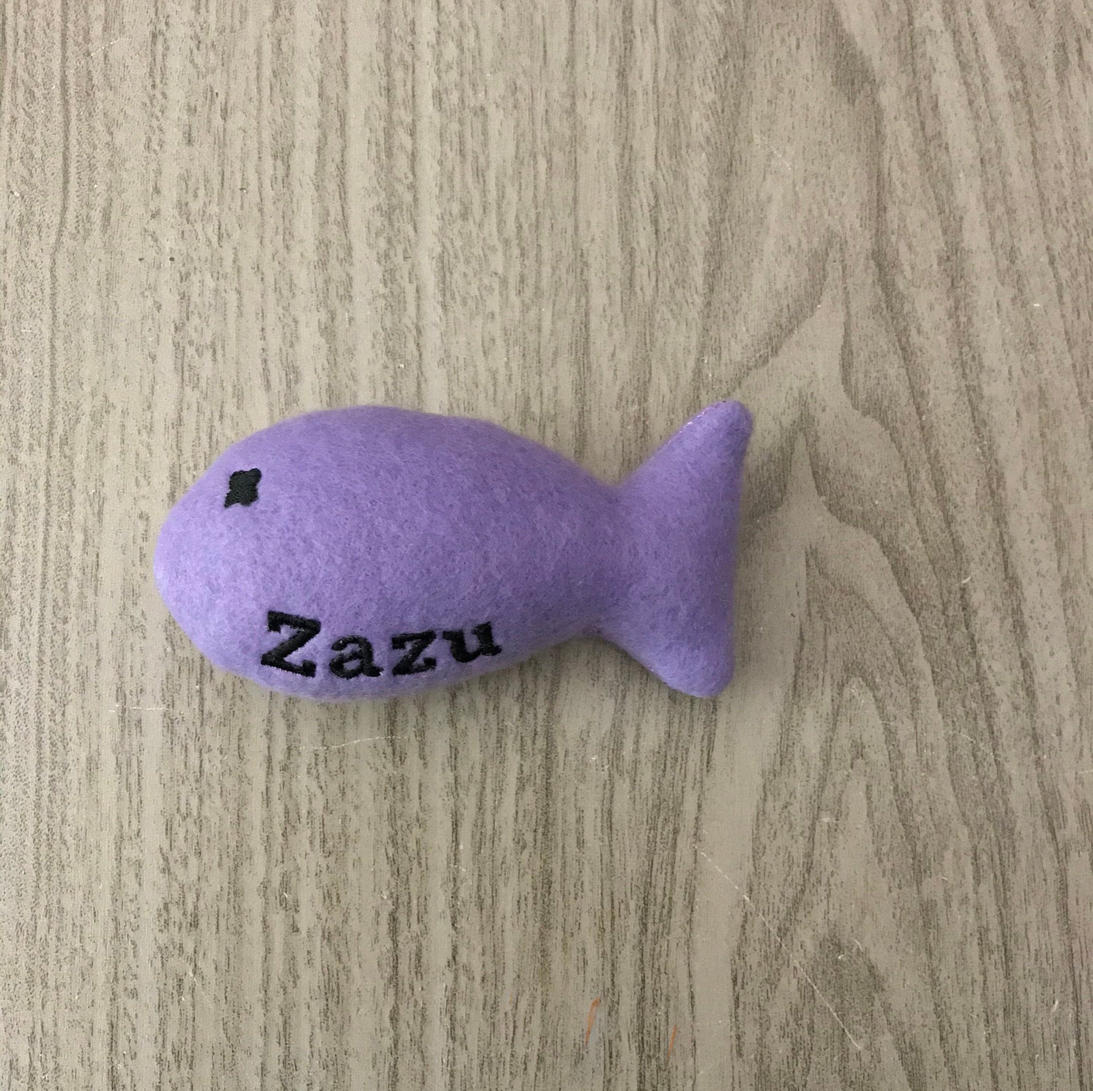 Custom Fish Cat Toy Personalized Handmade Cat Toy Vegan Cat | Etsy