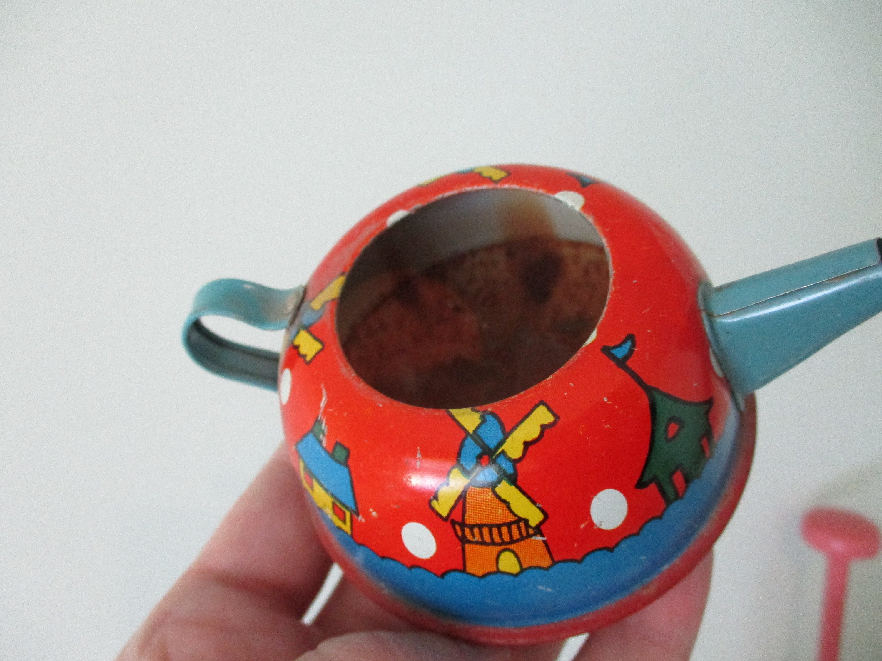 Vintage Tin Metal Toy Tea Set for Children Dutch Kids | Etsy