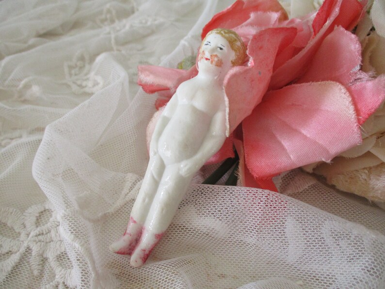 Antique Frozen Charlie Penny Doll Porcelain C1800's - Etsy