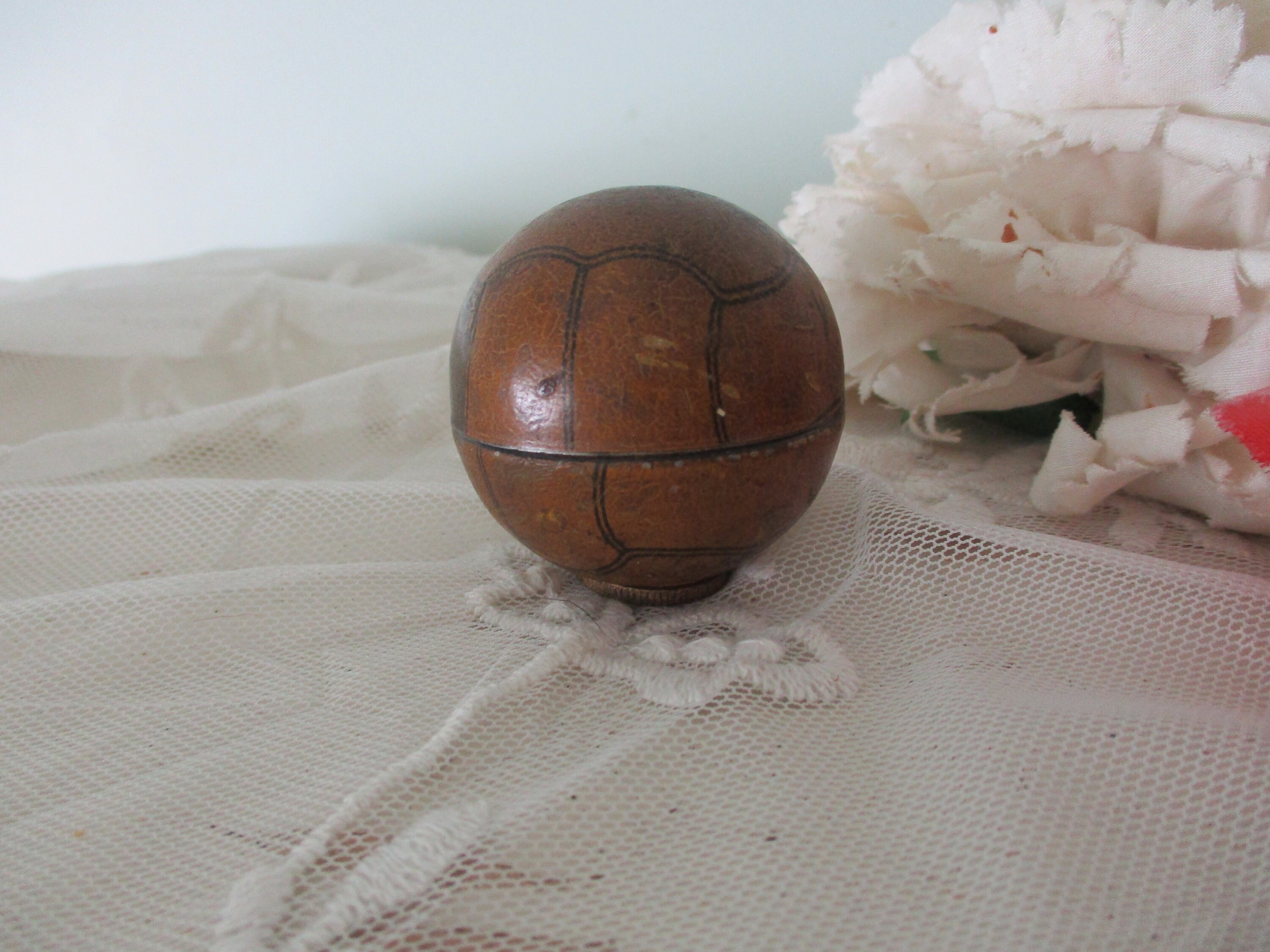 Antique Soccer Ball Pencil Sharpener Made in German - Etsy