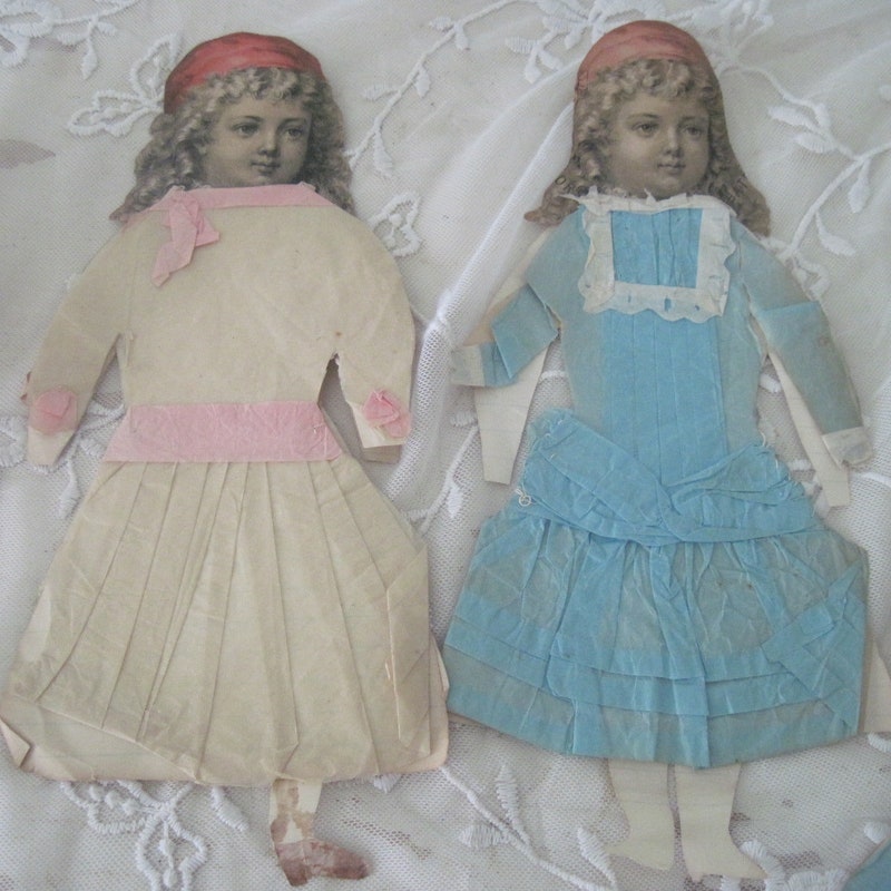 Antique Paper Doll - Etsy