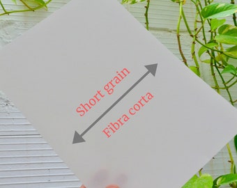 Short Grain Paper - Etsy