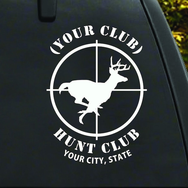 Hunt Club Decal - Etsy