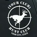 Hunt Club Personalized Decal or Single-use Stencil // Commercial Grade ...