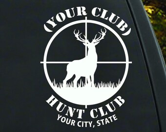 Hunt Club Decal | Etsy