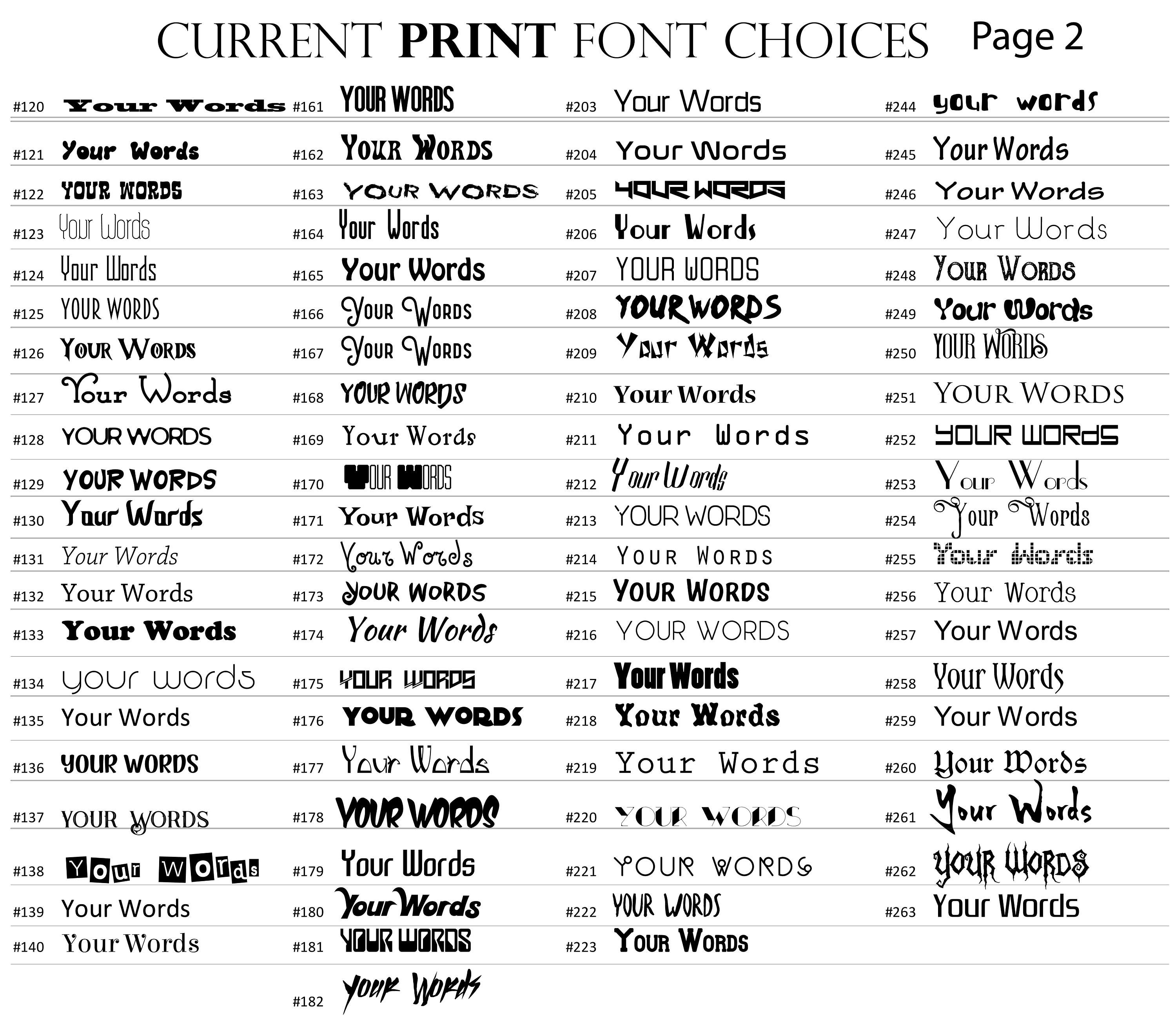 Single Line of Customized Word Decal / Modern Font / Cell | Etsy