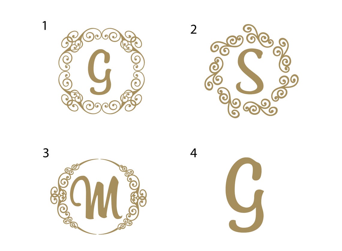 Mailbox Monogram Decal // Modern Font // Update Mailbox // Commercial ...