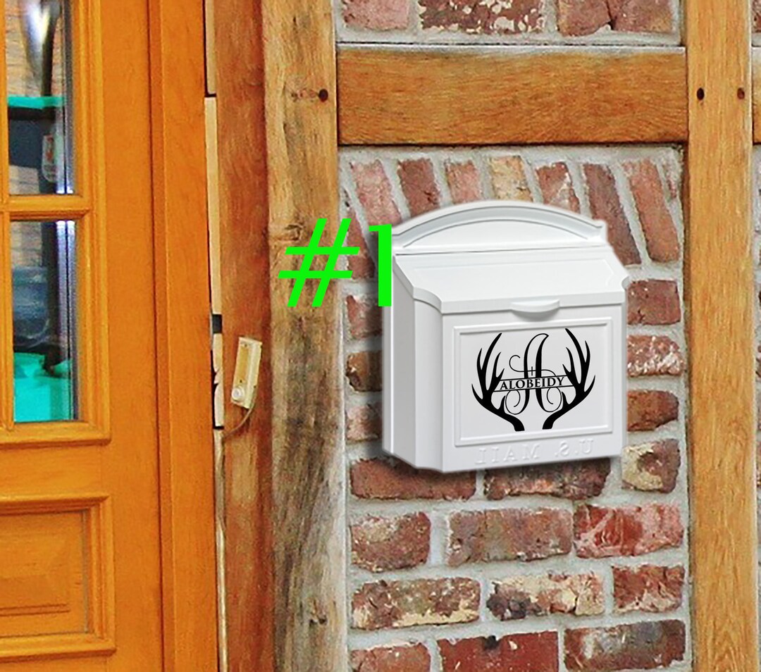 Deer Antler Name DECAL or SINGLE-USE Stencil // Modern Font // - Etsy