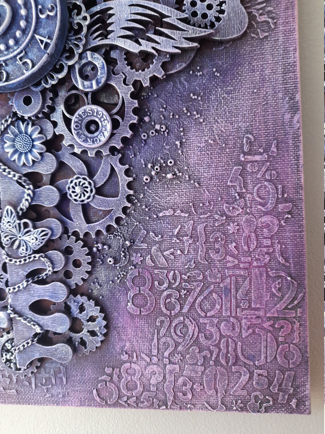 Steampunk Wall Art Wall Art Steampunk Canvas Wall Decor | Etsy