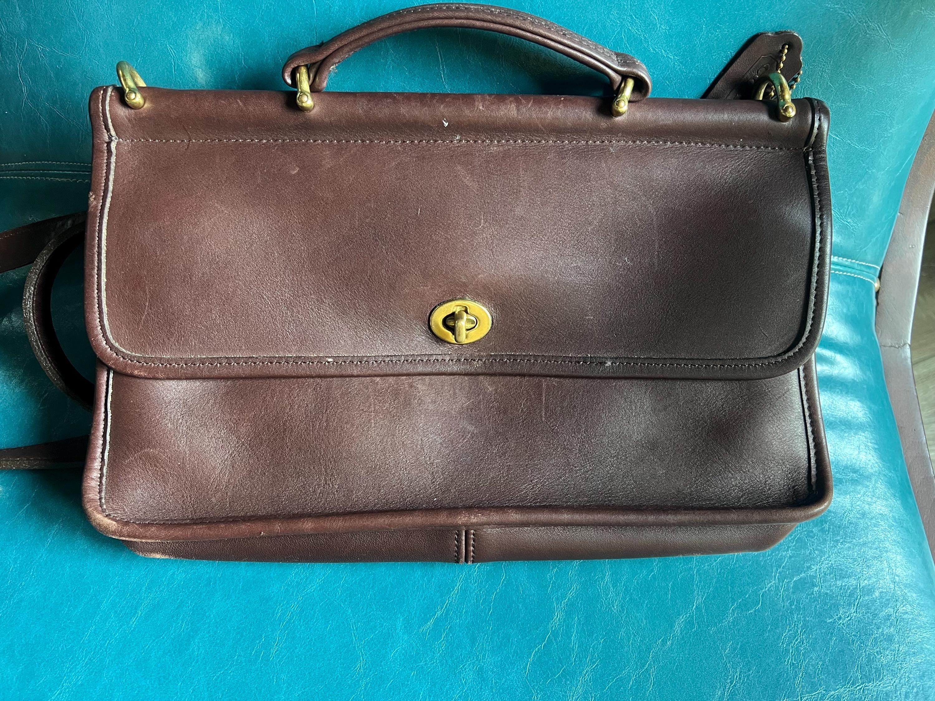 Vintage Brown 1990s Coach Handbag - Etsy