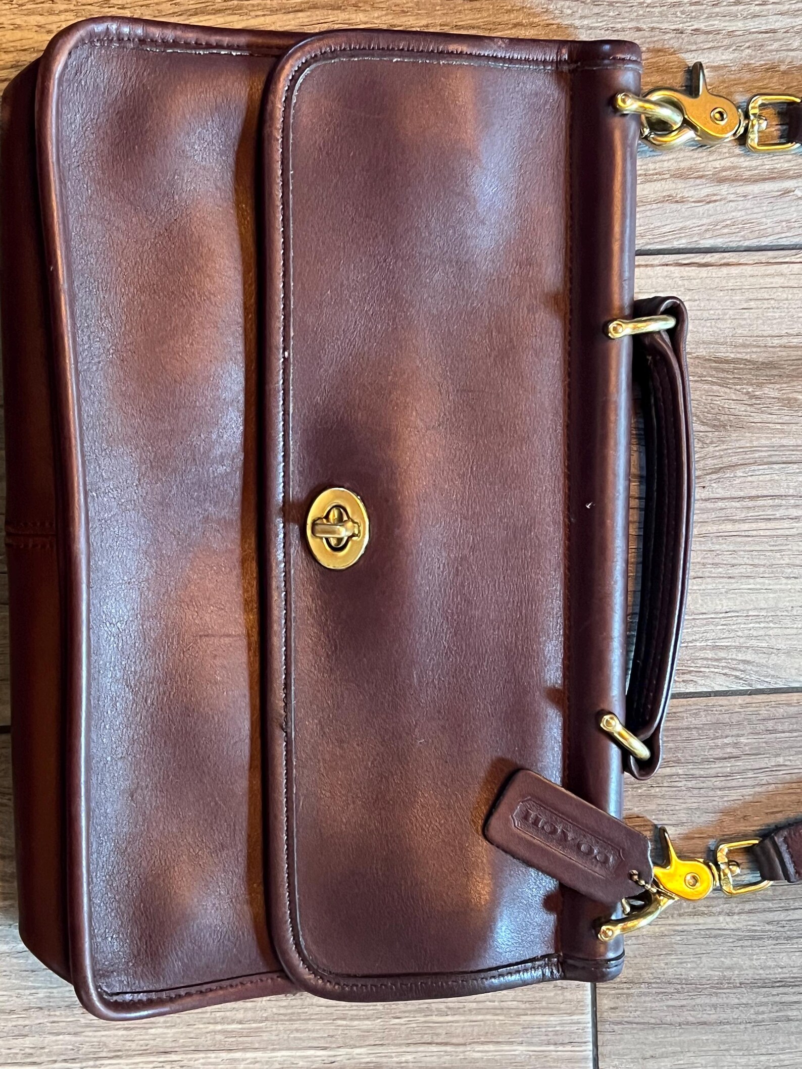 Vintage Brown 1990s Coach Handbag - Etsy