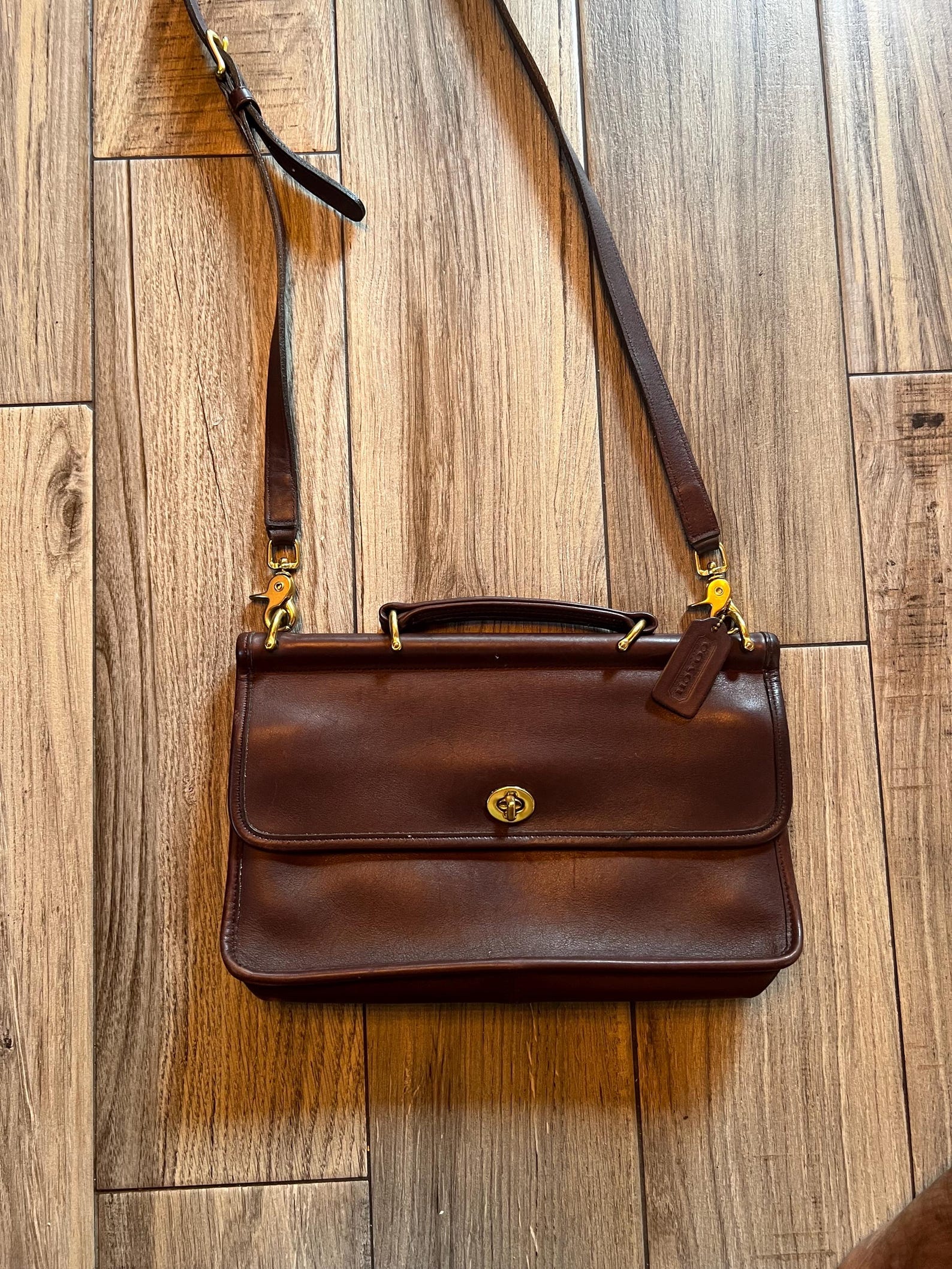 Vintage Brown 1990s Coach Handbag - Etsy