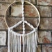 Macrame Peace Sign Wall Hanging/boho Wall Hanging - Etsy