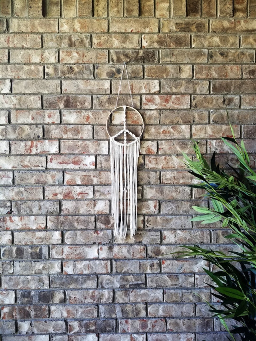 Macrame Peace Sign Wall Hanging/boho Wall Hanging - Etsy