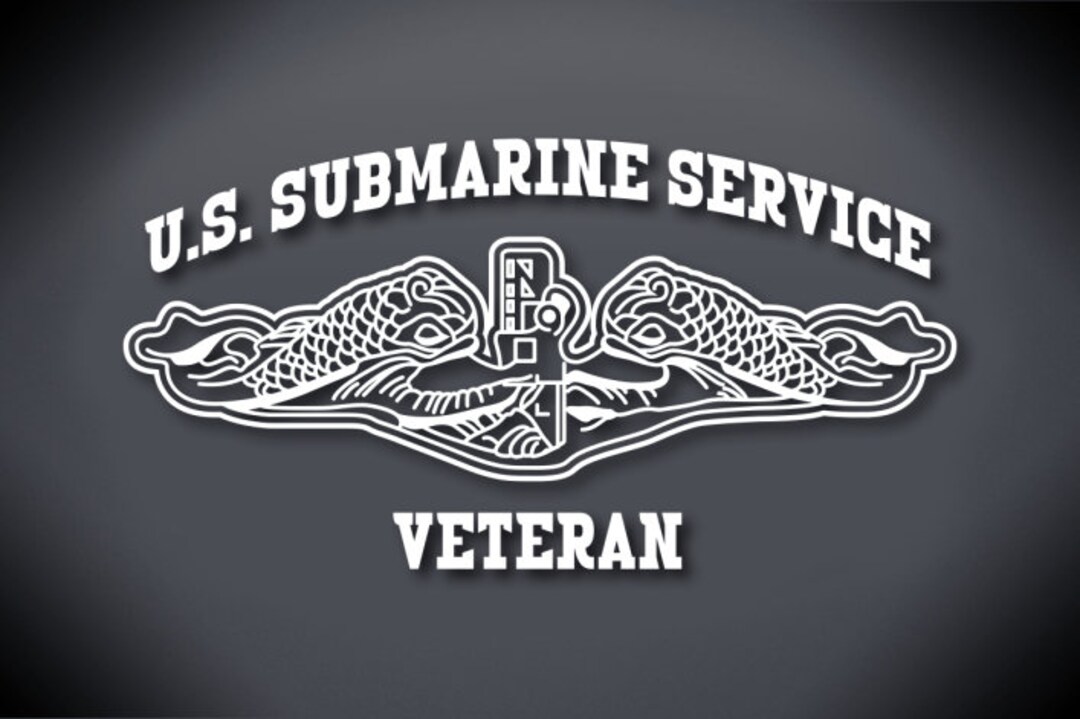 U.S. Submarine Service Veteran Vinyl Cut Decal, Silent Service, US ...