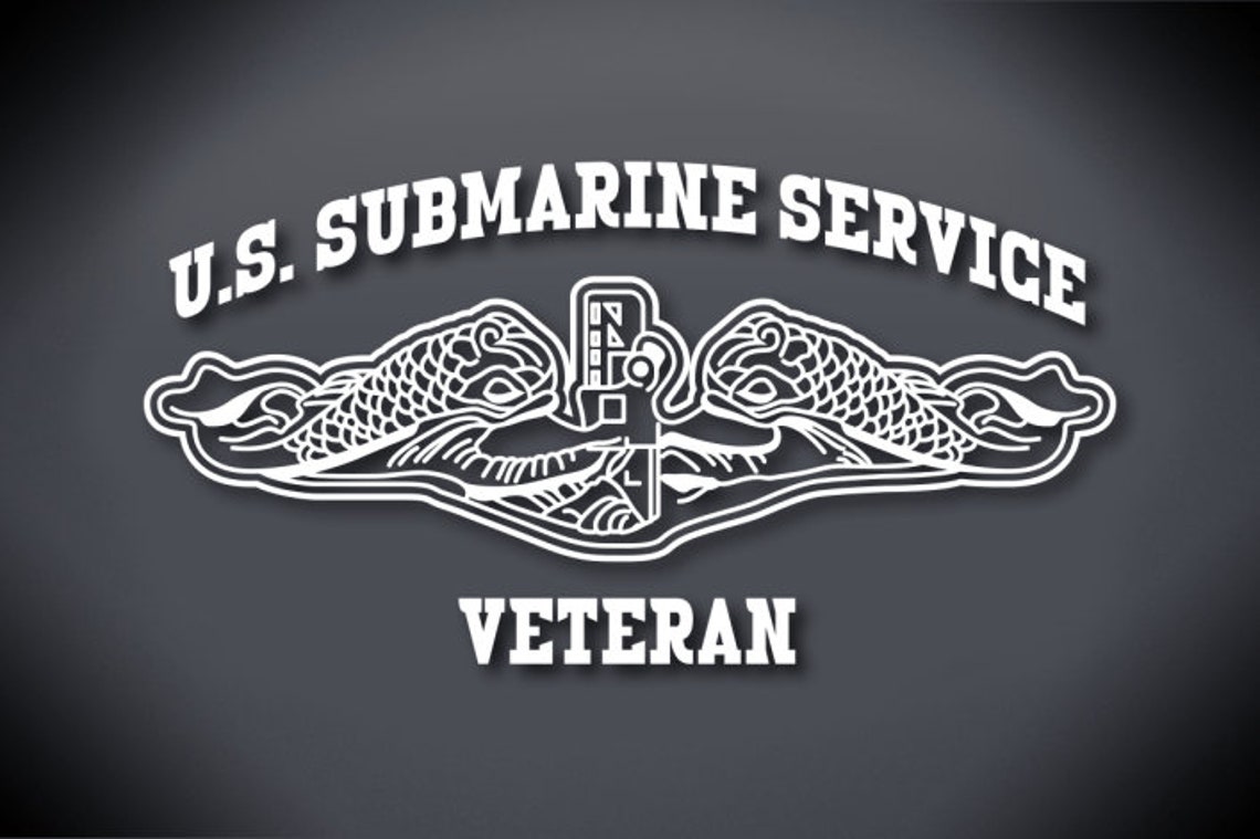 U.S. Submarine Service Veteran Vinyl Cut Decal Silent - Etsy