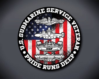 Us Submarine Service Decal - Etsy