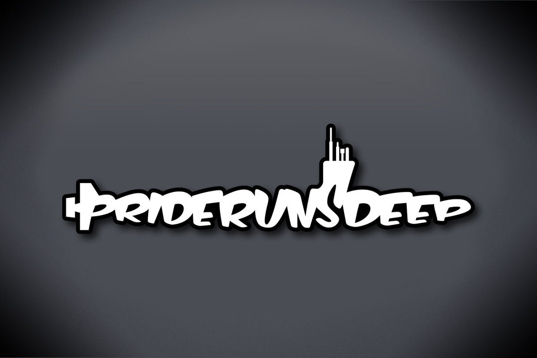 Submarine Pride Runs Deep Vinyl Cut Decal, US Sub Service Veteran ...