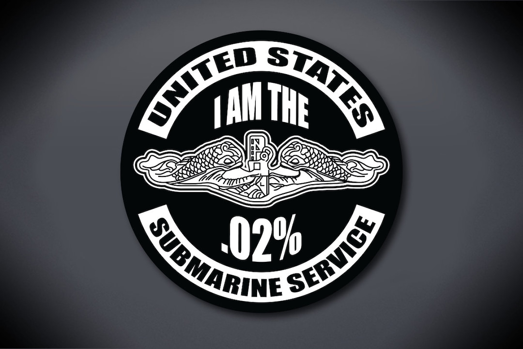 US Submarine Service Veteran Decal: Silent Service Dolphins - Etsy