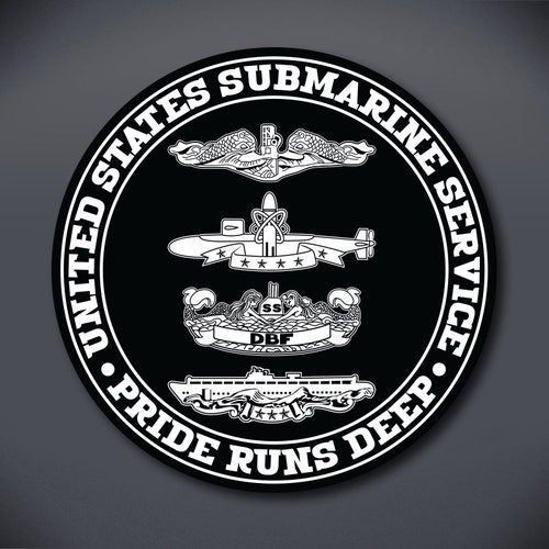 United States Submarine Service Decal Dolphins Decal Silent - Etsy Canada