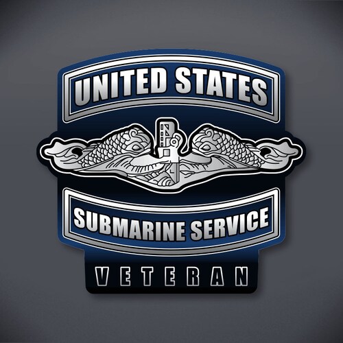 United States Submarine Service Decal Dolphins Decal Silent - Etsy Canada