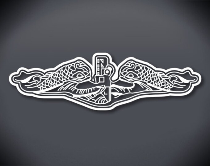 U.S. Submarine Service Veteran Vinyl Cut Decal, Silent Service, US ...