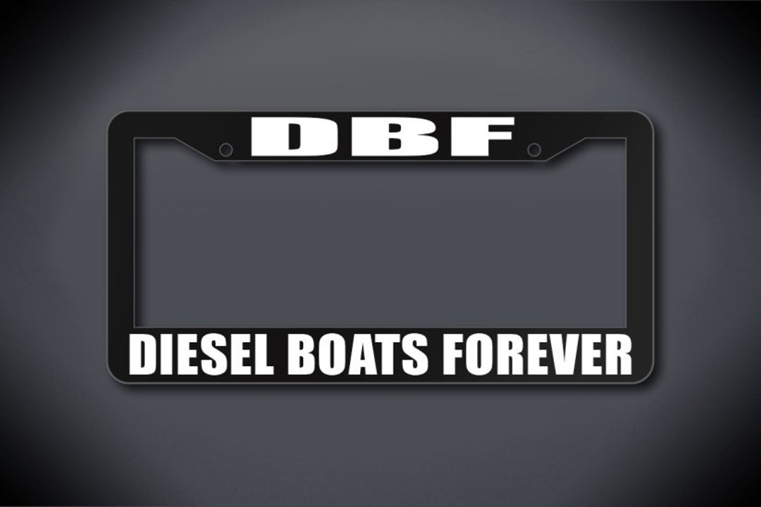 Diesel Boats Forever License Plate Frame - Submarine Veteran - Etsy