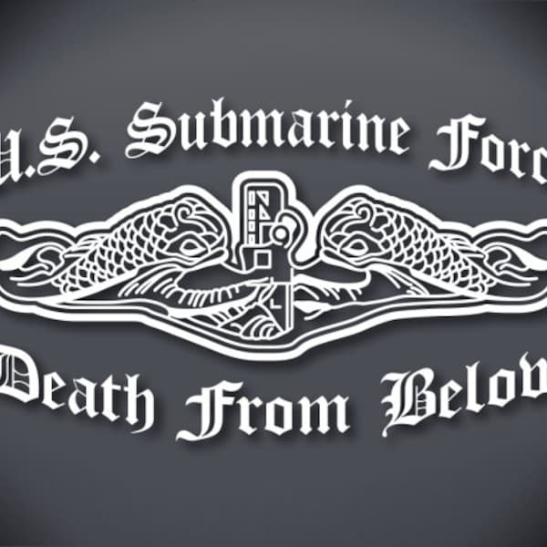 Submarine Warfare Decal - Etsy