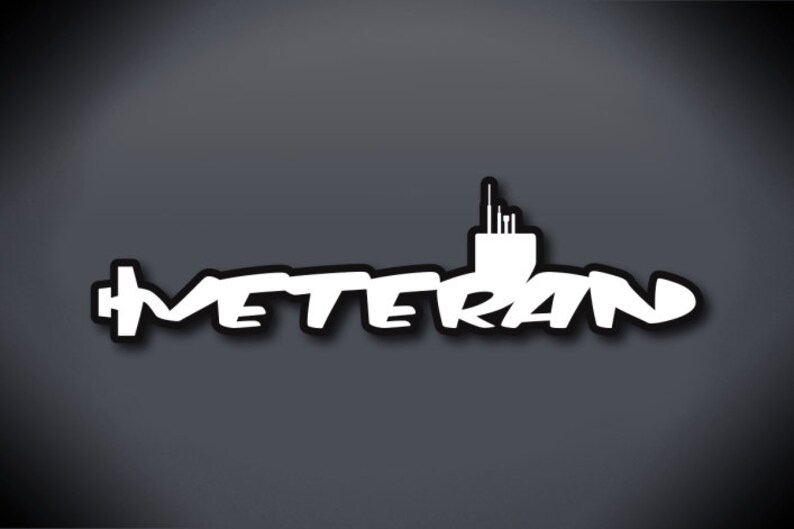 Veteran Vinyl Cut Decal US Sub Service Veteran United States - Etsy