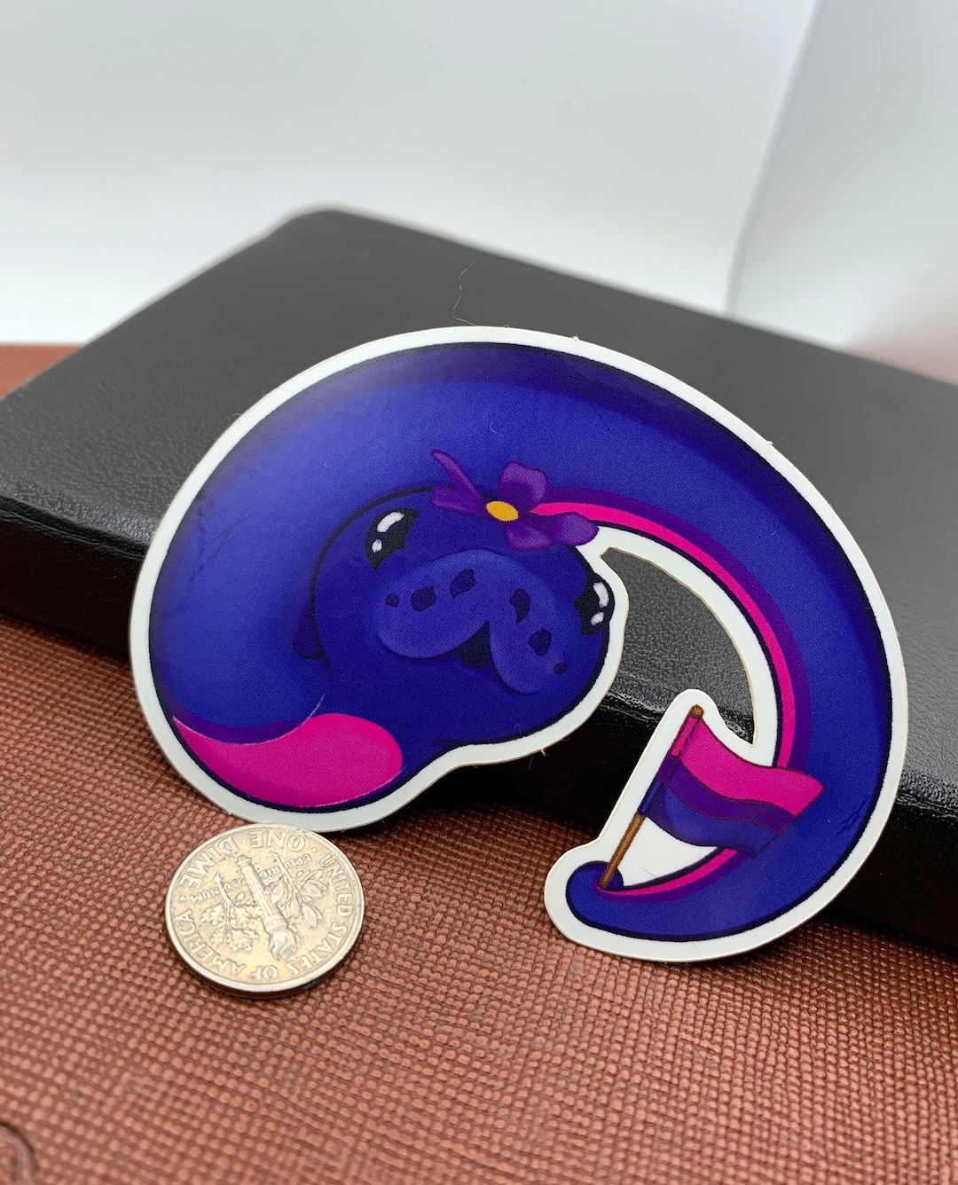 Die-cut Bi Pride Snake Sticker - Etsy
