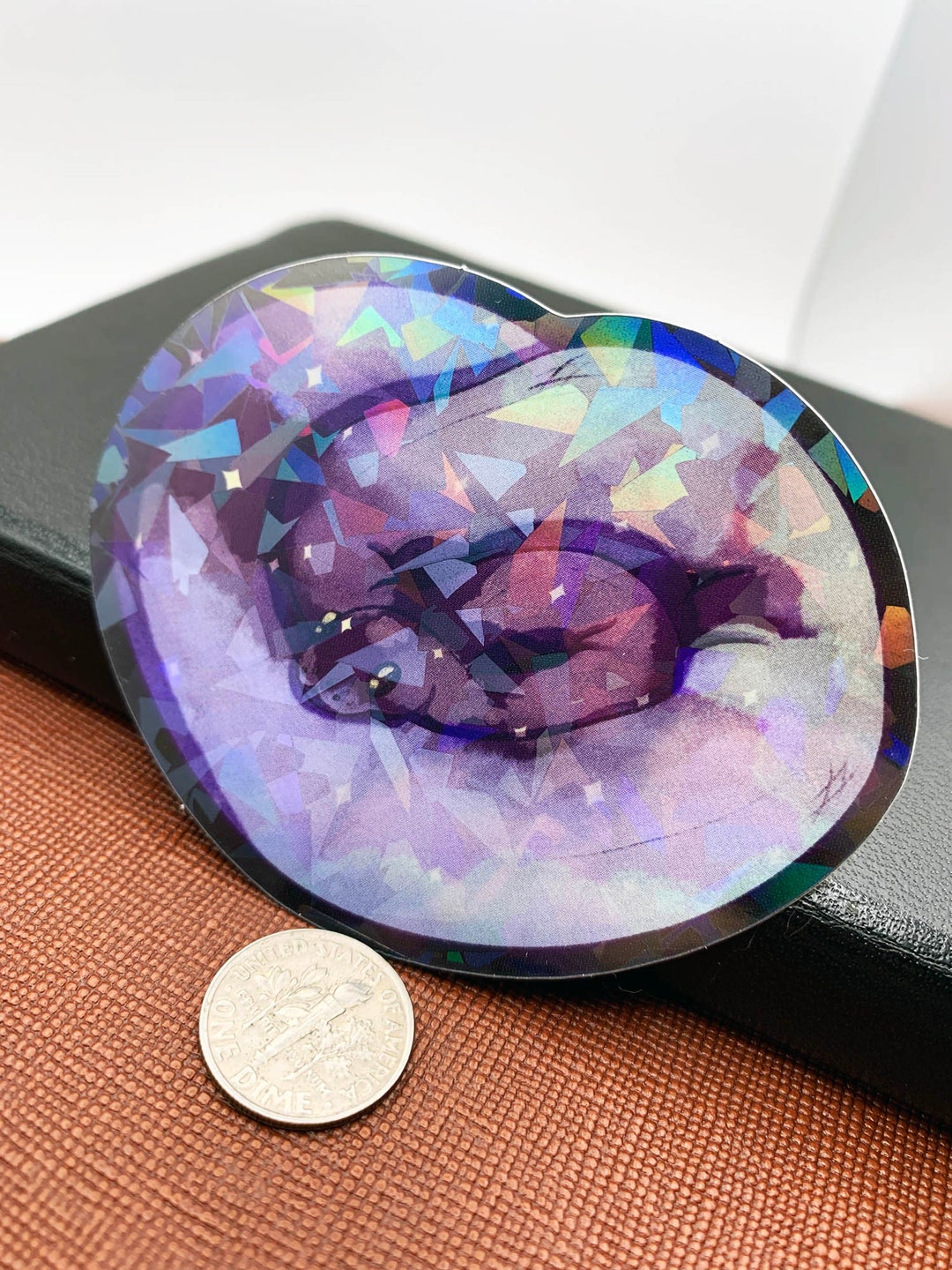 Holographic Nebula Snake Sticker - Etsy