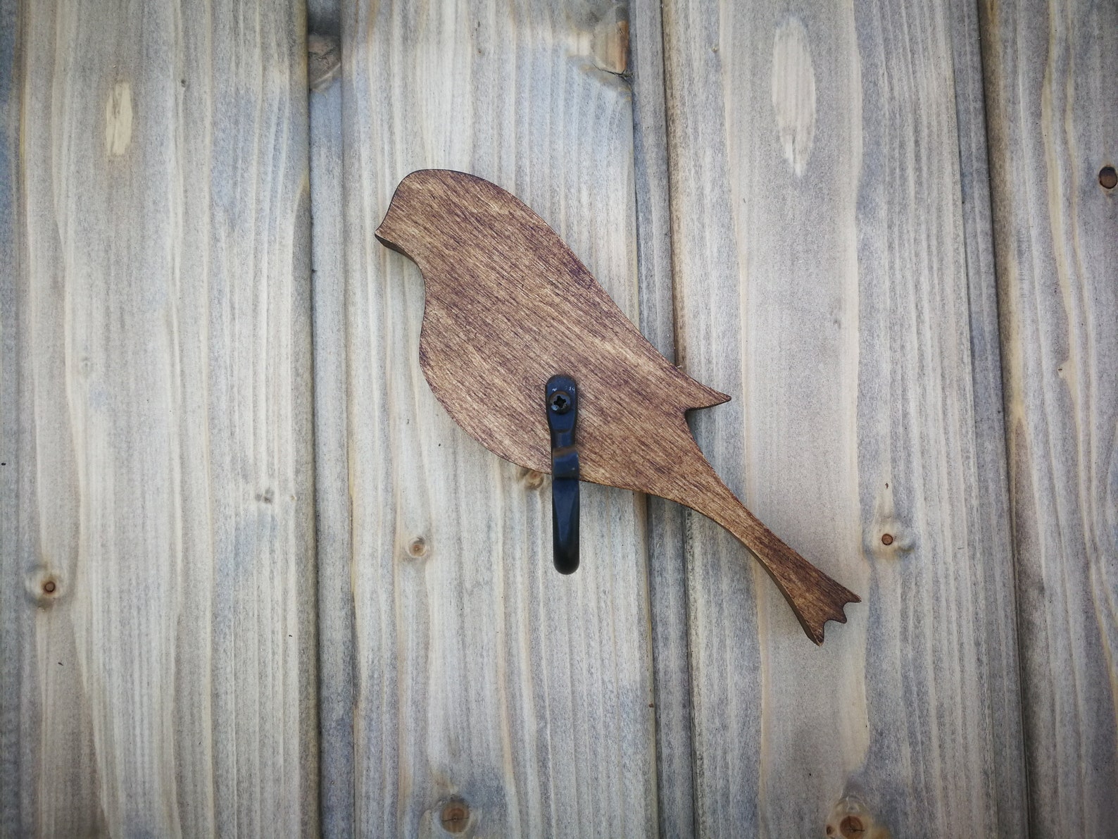 Coat Hook for Wall Bird in Wax - Etsy
