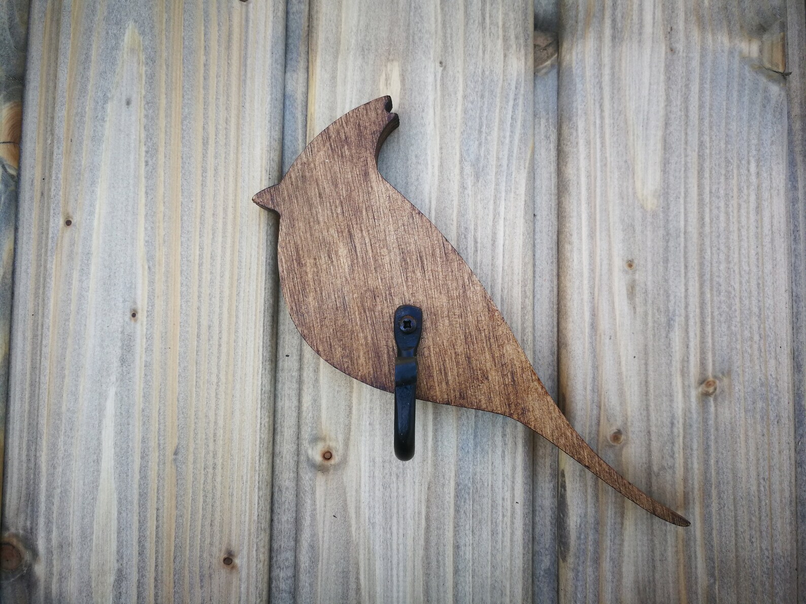 Coat Hook for Wall Bird in Wax - Etsy