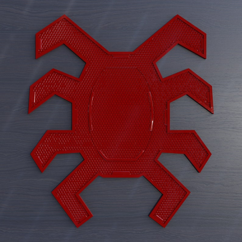 Spiderman Homecoming Back Spider digital Download 3D | Etsy