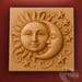 Sun and Moon STL File for CNC – 3D Relief Digital Download | Celestial ...