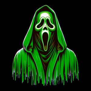 Green Ghost Face Pngs 4 High-quality Images Transparent Backgrounds ...
