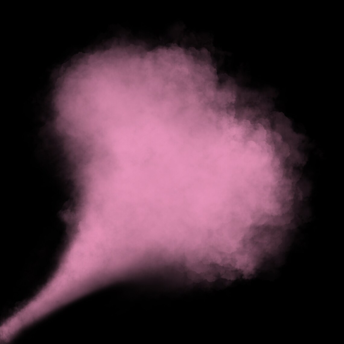 Pink Smoke Bomb Overlay Bundle, Gender Reveal Transparent Background ...