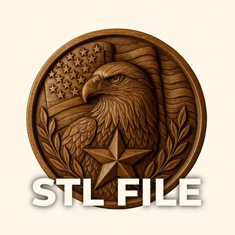 Patriotic 3d Carving Cnc - Etsy