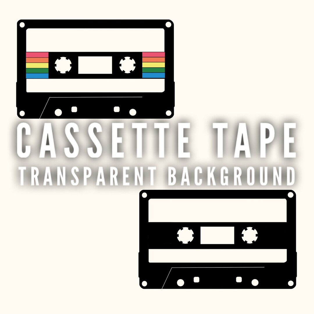 Cassette Tape Bundle, Transparent Background,digital Download Print Art ...