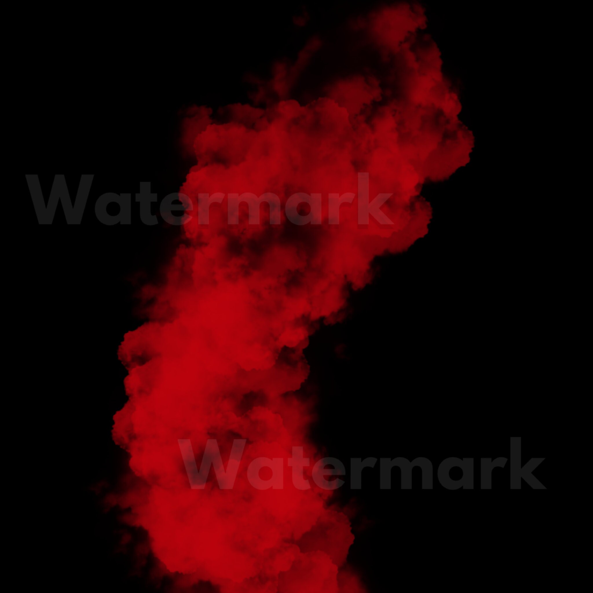 Red Smoke Cloud Overlay Bundle Transparent Background | Etsy