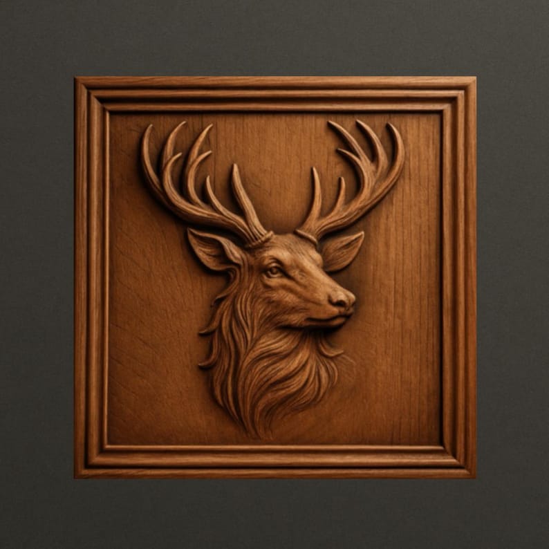 Wildlife Relief Carving 6 Pack STL Bundle: Minimal Animal Relief Cut ...