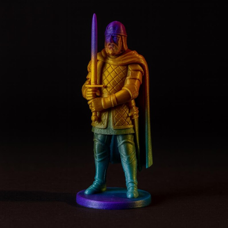 Skeleton Knight STL File: 3D & Resin Printing Sculpture (digital ...