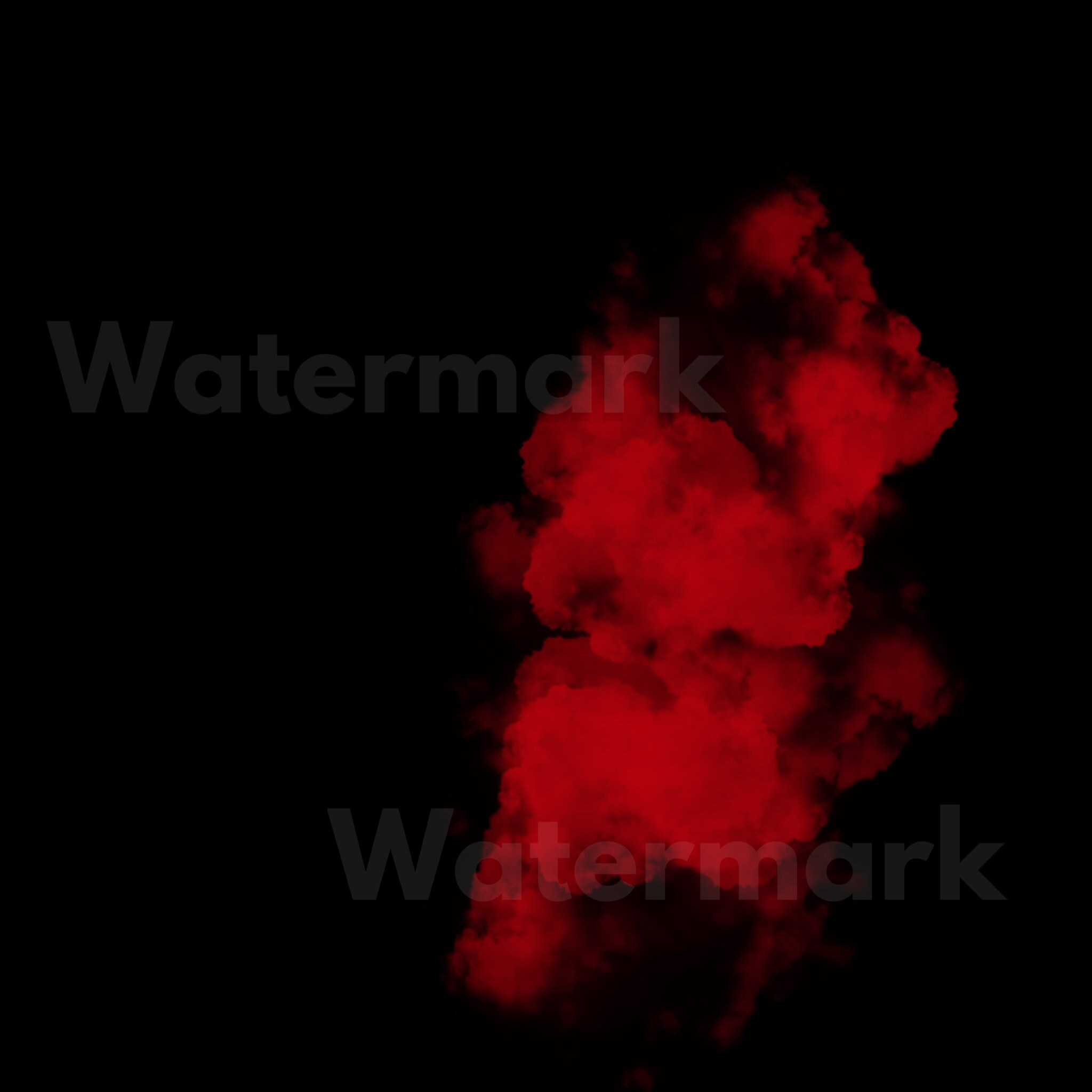 Red Smoke Cloud Overlay Bundle Transparent Background | Etsy