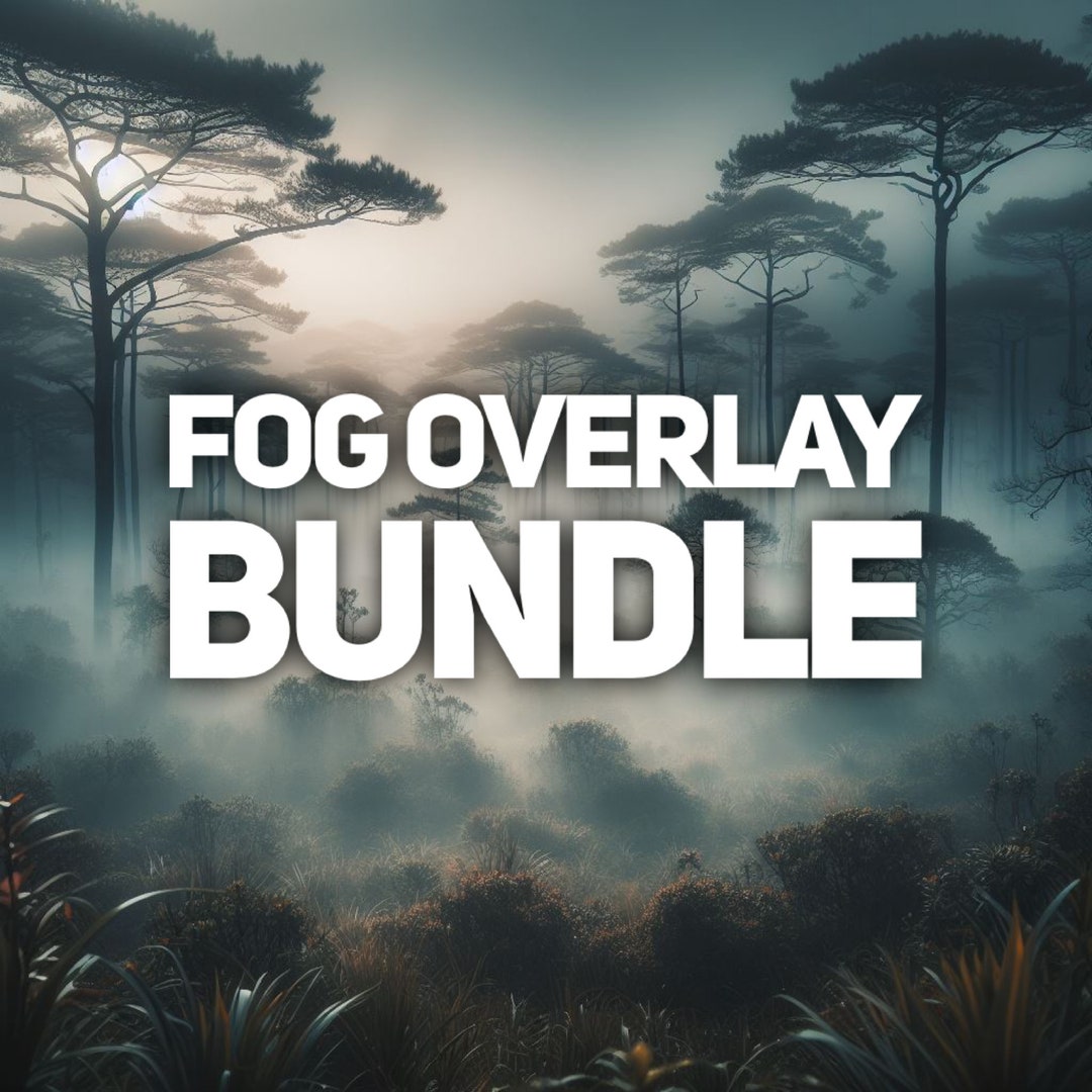 Fog Overlay Bundle, Transparent Background, Banners Digital Download ...