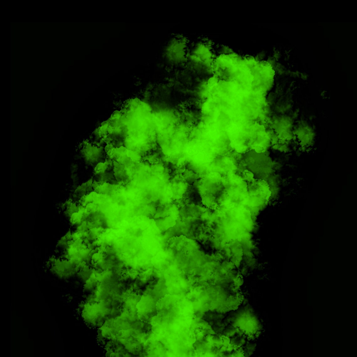 Neon Green Smoke Cloud Overlay Bundle Transparent Background - Etsy