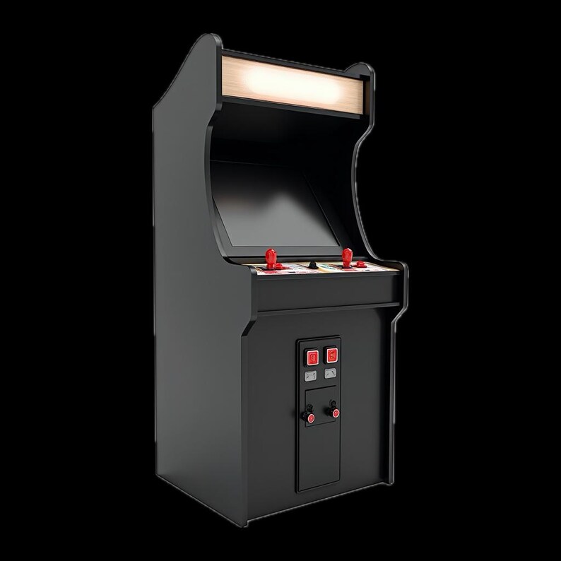 Retro Arcade Machine W/ Transparent Background, Digital Download Print ...