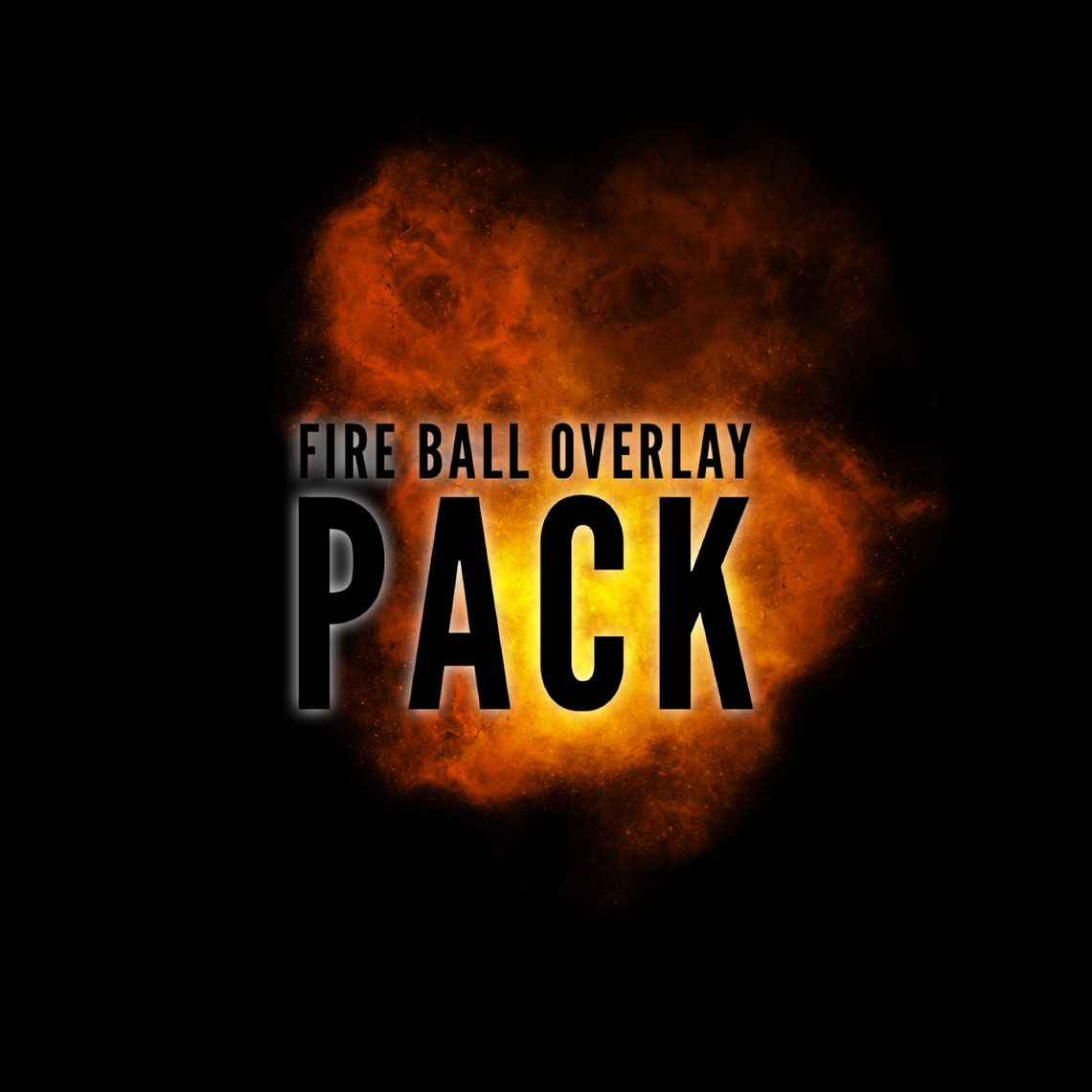 Fire Ball Overlay Bundle Transparent Background Banners - Etsy