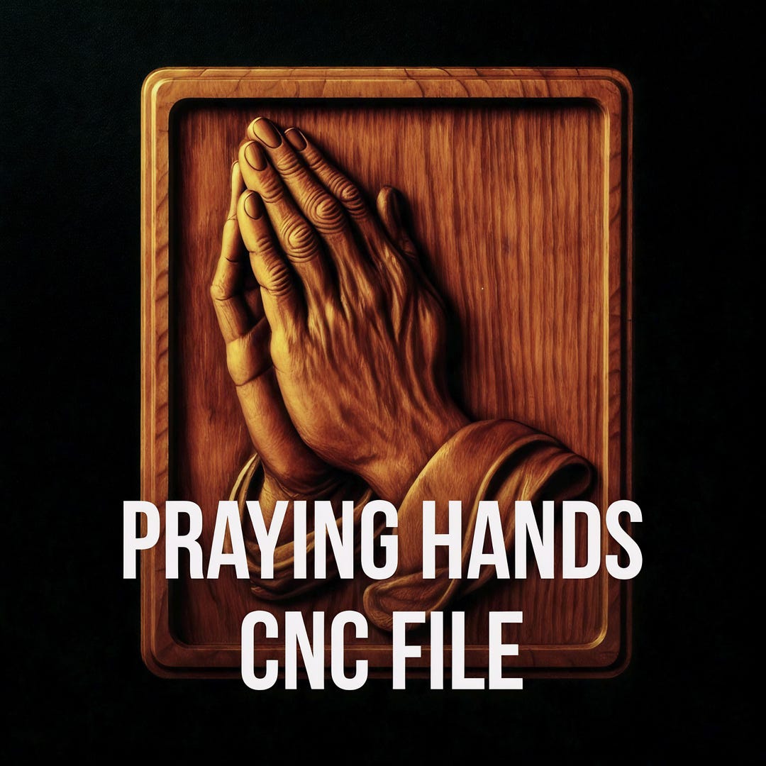 Jesus Praying STL File for CNC Router | 3D Christian Wall Art | Praying ...